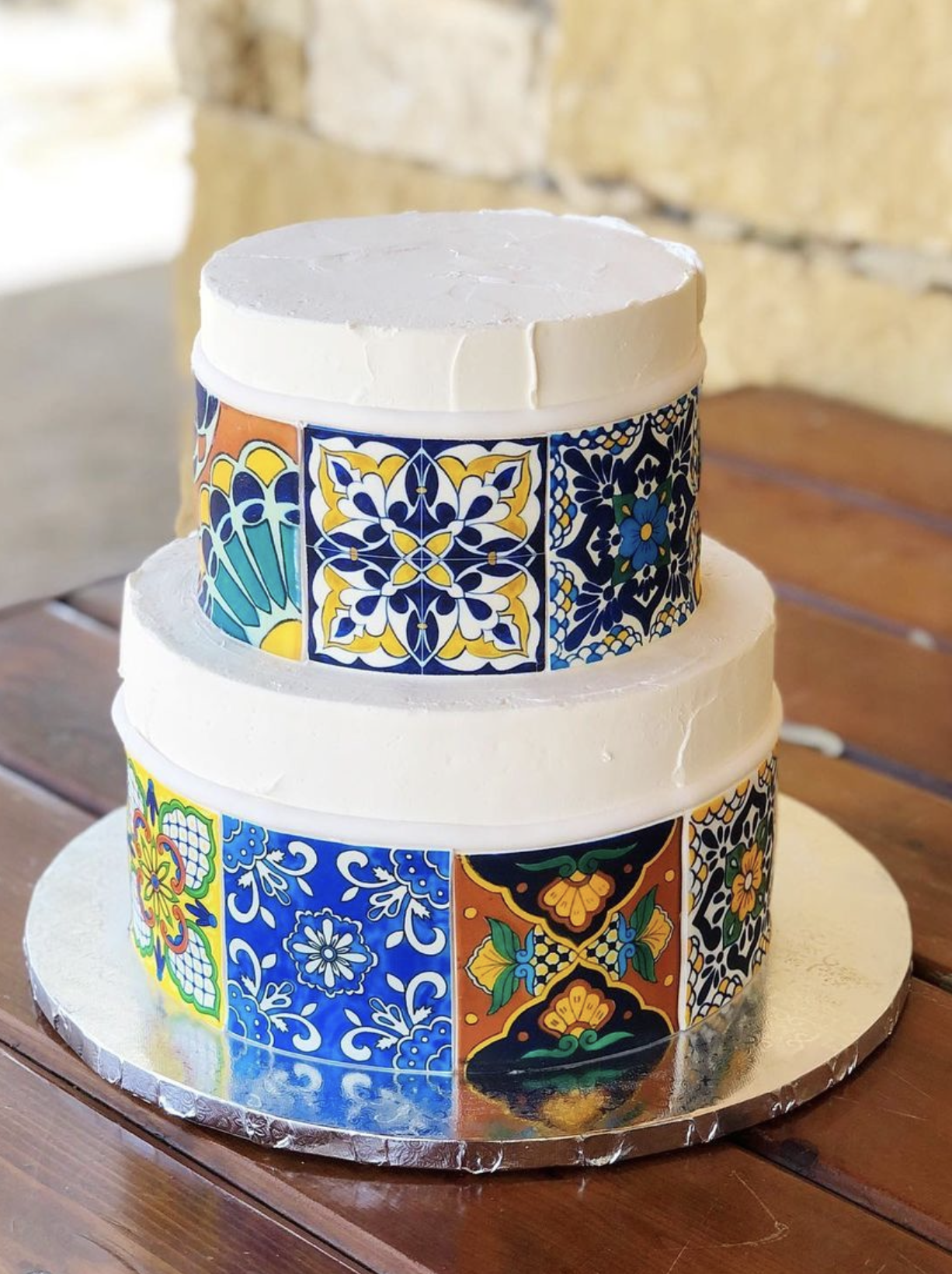 Spanish Tile Cake | 2tarts Bakery